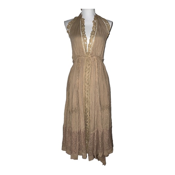 AREA | Dresses | Area Stars Farrah Halter Maxi Boho Dress | Poshmark
